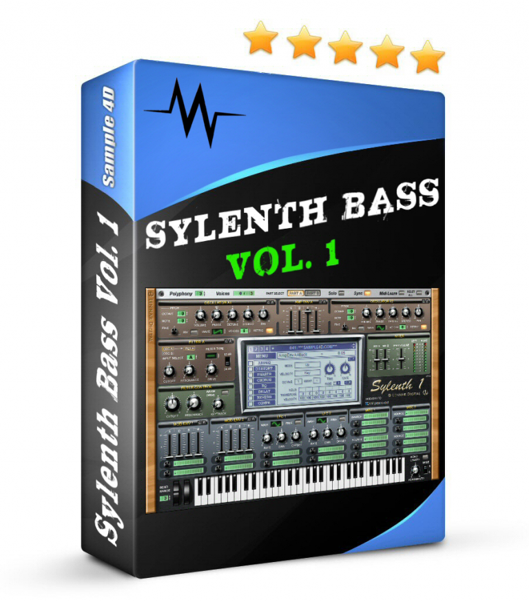 Sylenth Bass Synth Sound Presets Vol.1 Kit - HQ Royalty Free